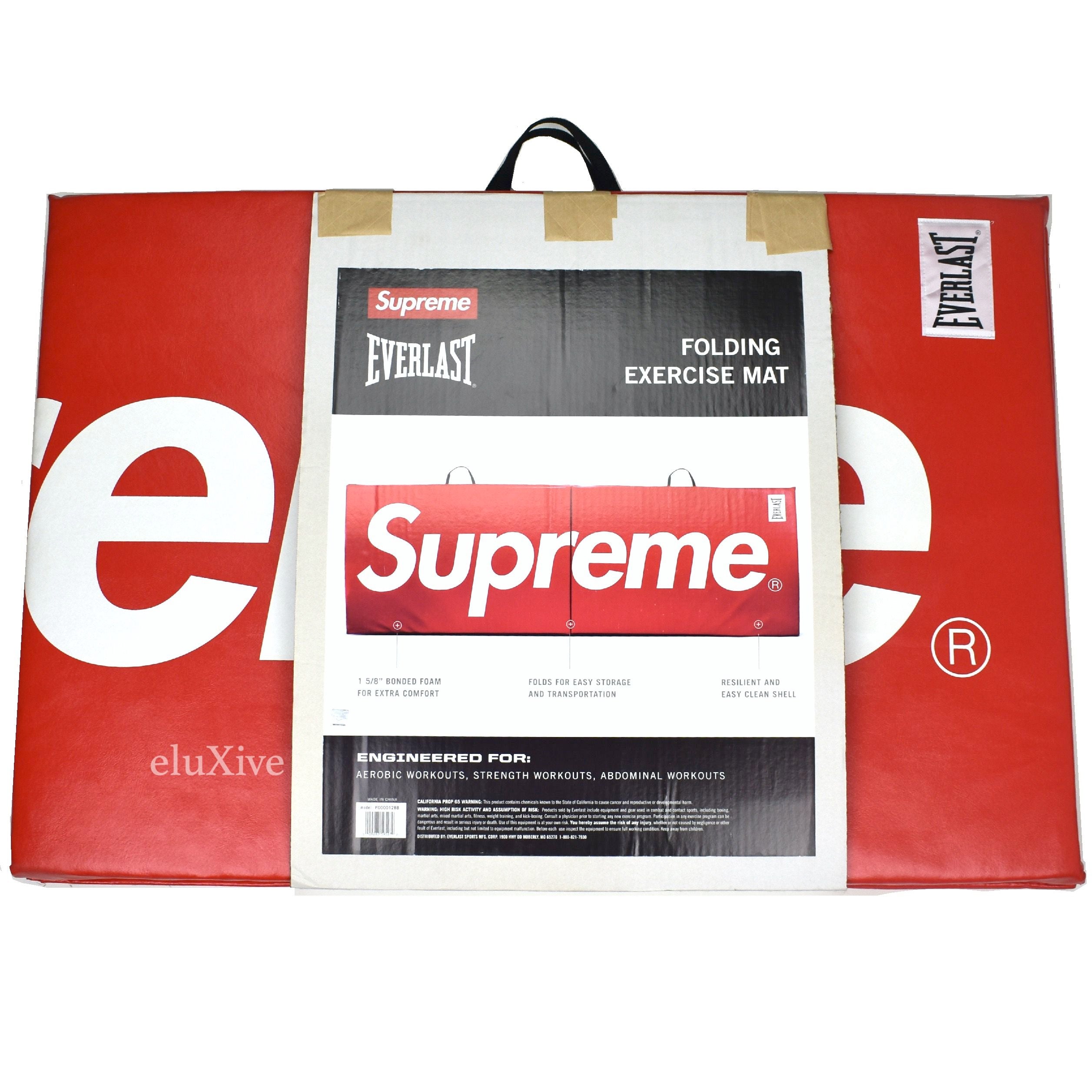 Supreme x Everlast - Red Box Logo Exercise Mat – eluXive