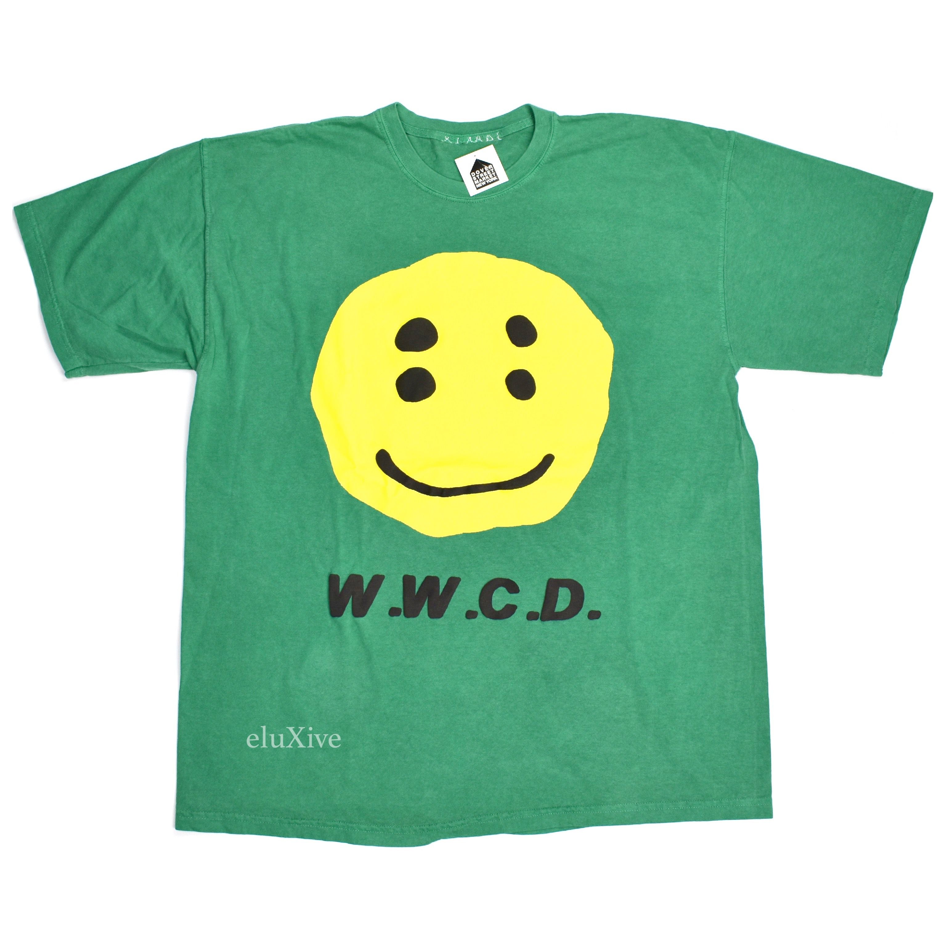 Cactus Plant Flea Market - Green 'WWCD' Crewneck T-Shirt – eluXive